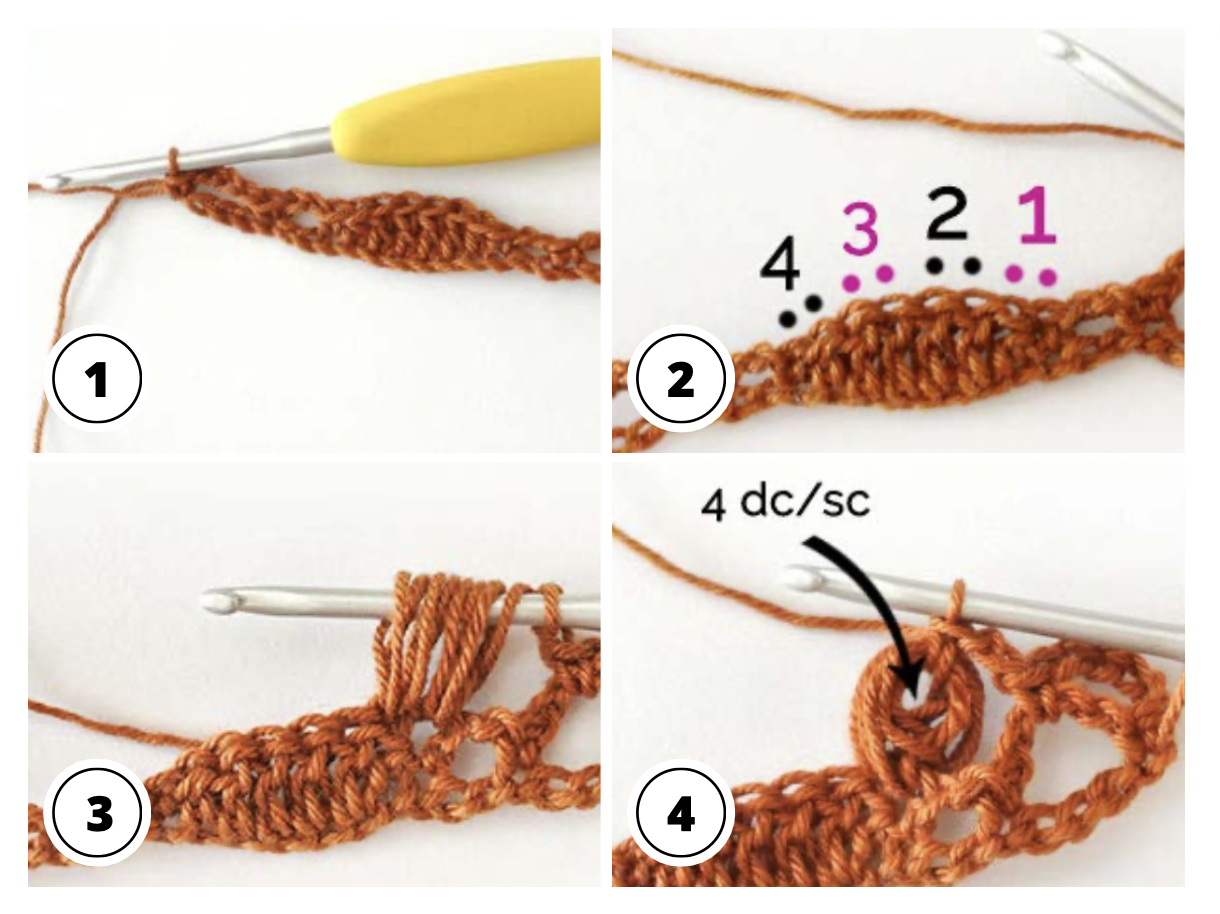 Crochet Tutorial: Beautiful Crown Stitch — Brilliant Life Hacks