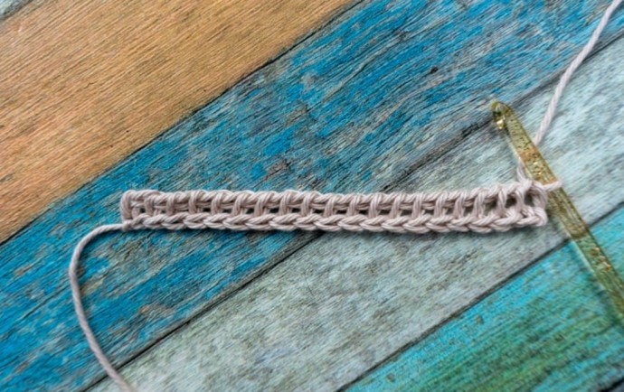 How to Crochet the Tunisian Yarn Over Lace Stitch Photo Tutorial ...