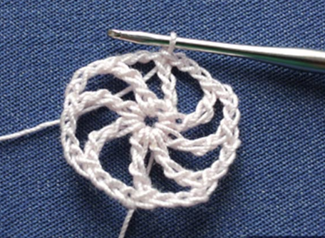 Crochet Wheel Circle Edging Tutorial — Brilliant Life Hacks