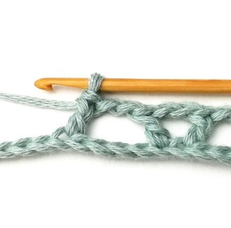 How to Crochet the Lacy Stacked V Stitch Photo Tutorial — Brilliant ...