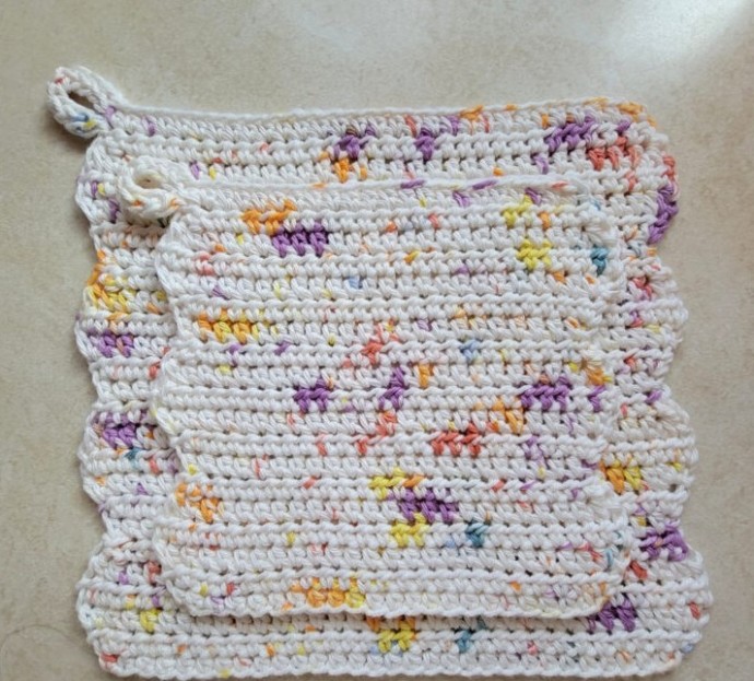 Speckle Cloud Dishcloth Set Crochet Pattern — Brilliant Life Hacks