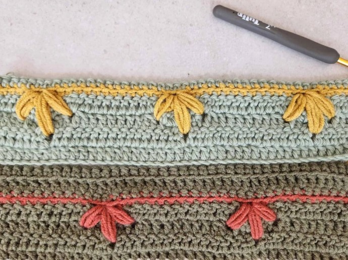 How to Crochet the Leaf Spike Stitch Photo Tutorial — Brilliant Life Hacks