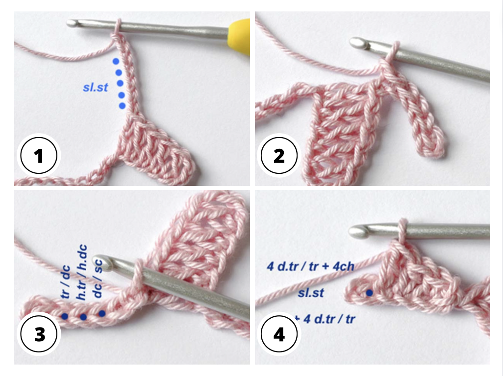 Crochet Textured Hearts Stitch Tutorial — Brilliant Life Hacks