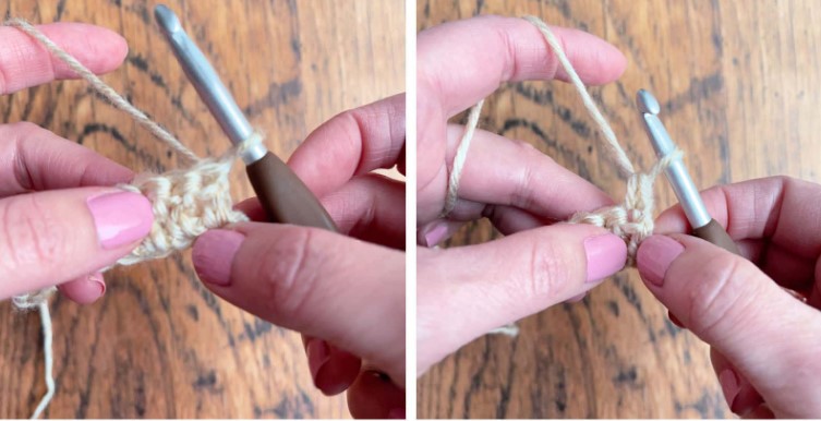 Stacked Single Crochet Stitch Photo Tutorial — Brilliant Life Hacks